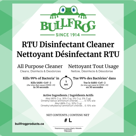 BullFrog Product RTU Disinfectant